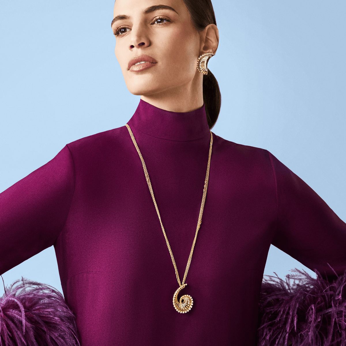 Vito Ventaglio Big Earrings | Vito Collection | FerriFirenze