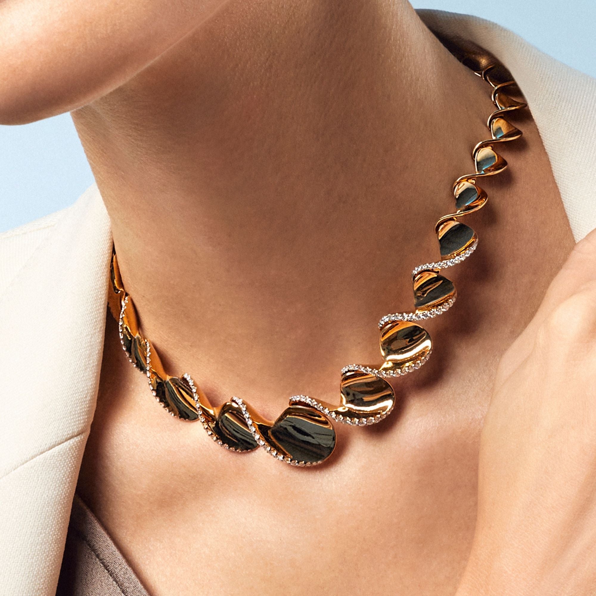 Elica Yellow Gold Choker | Elica Collection | FerriFirenze