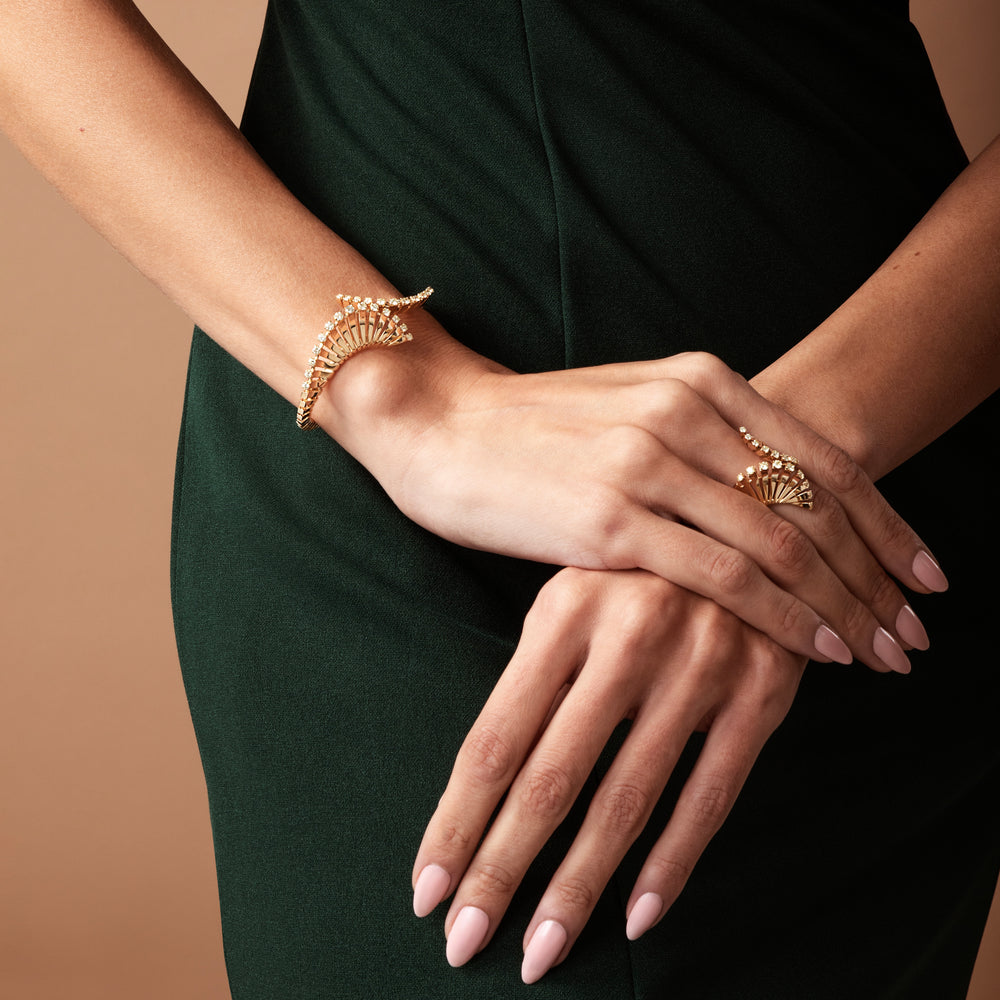 Vito Yellow Gold Contrarié Bracelet | Vito Collection | FerriFirenze