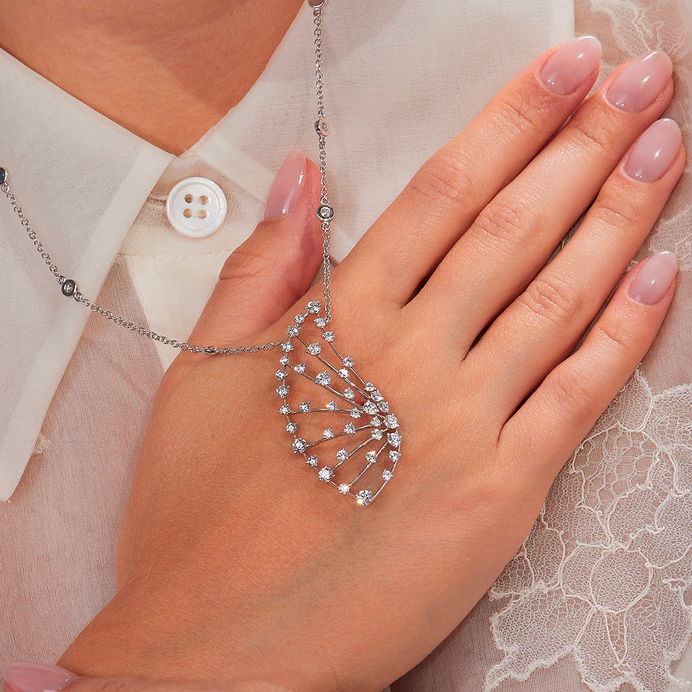 Lucciola White Gold Pendant | Lucciola Collection | FerriFirenze